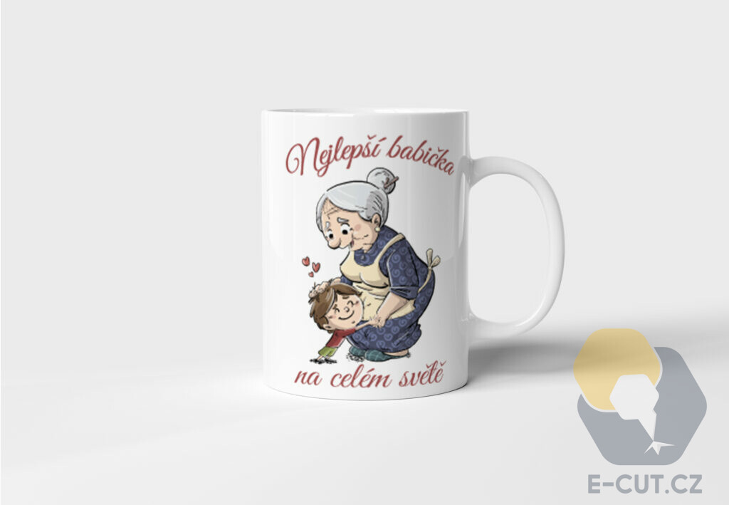 Hrnek pro babičku Nejlepší babička na celém světě | E-cut.cz