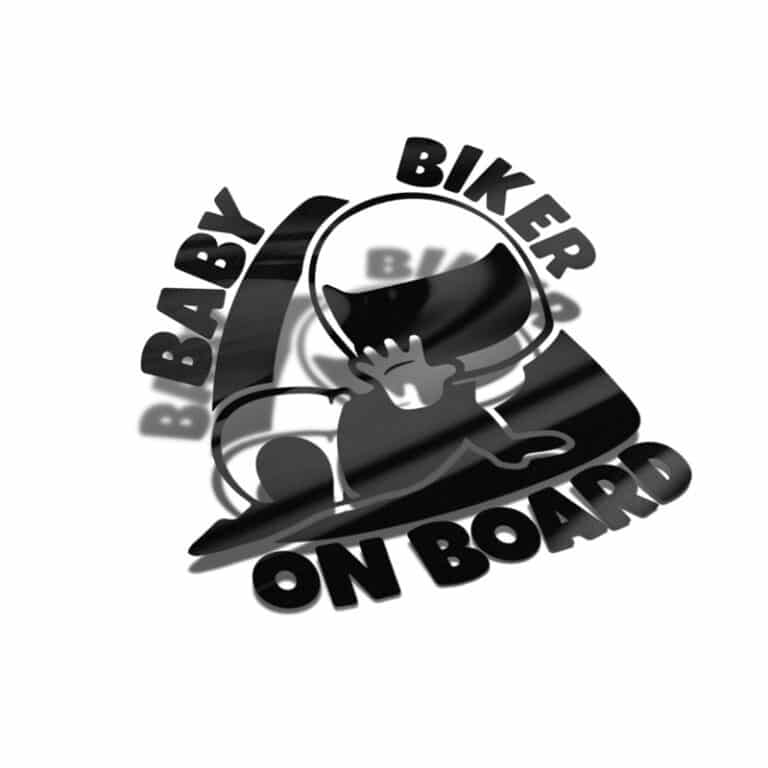 Samolepka Baby Biker On Board ️ - E-cut.cz