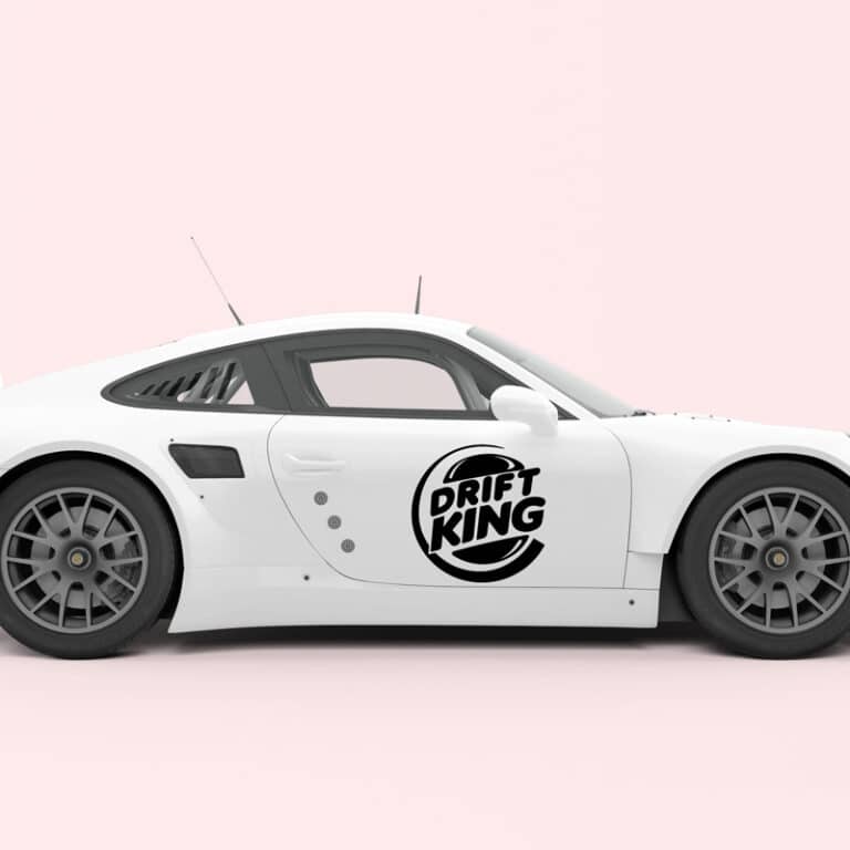 Samolepka Drift King ️ - E-cut.cz